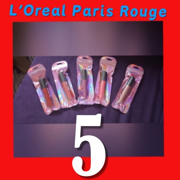 Revlon | Makeup | 5 Loreal Paris Rouge Signature Matte Liquid Lipstick ...